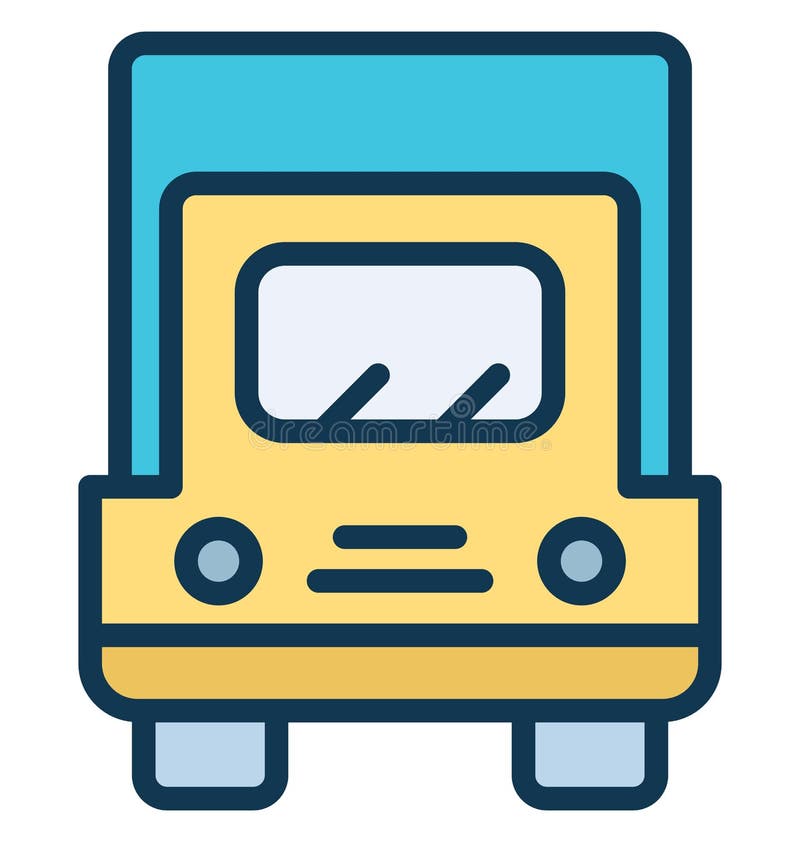 Convoy Vector Icon Which Can Be Easily Modified or Edit in Any Color ...