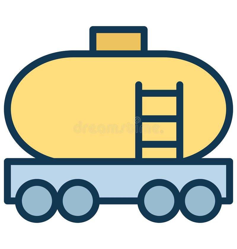Fuel Tank Vector Icon Which Can Be Easily Modified or Edit in Any Color ...