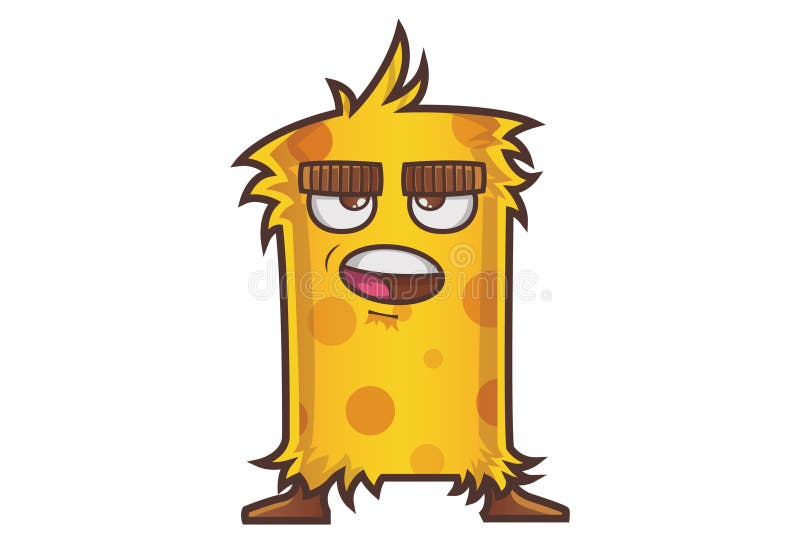 Yellow Fuzzy Monster Stock Illustrations – 113 Yellow Fuzzy Monster ...