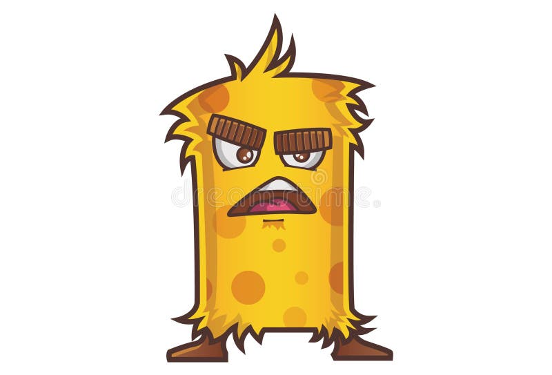Yellow Fuzzy Monster Stock Illustrations – 113 Yellow Fuzzy Monster ...