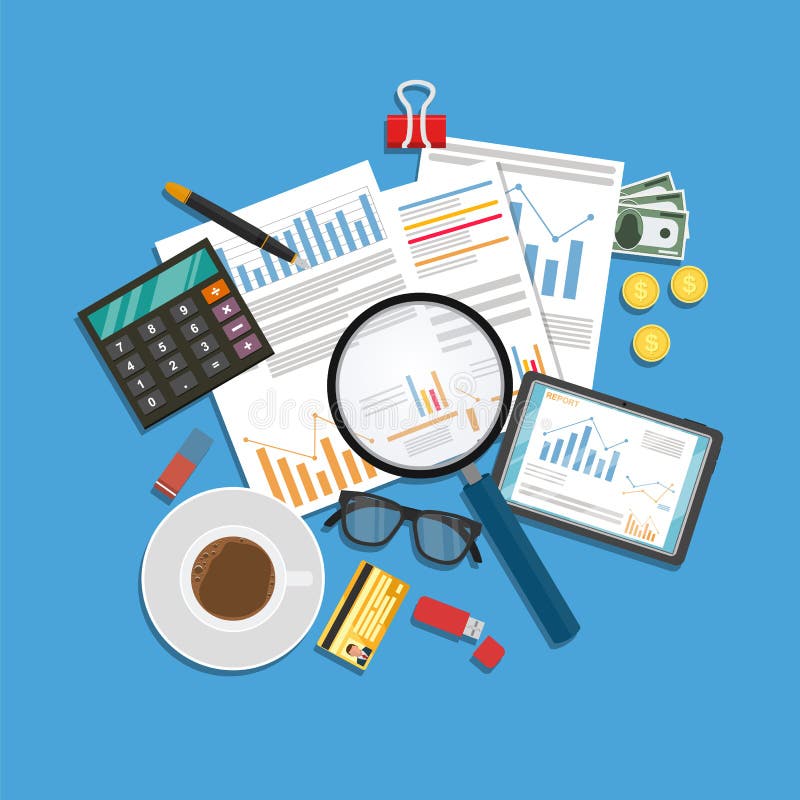 Auditing Concept Vector Design Illustration Stock Vector - Illustration ...