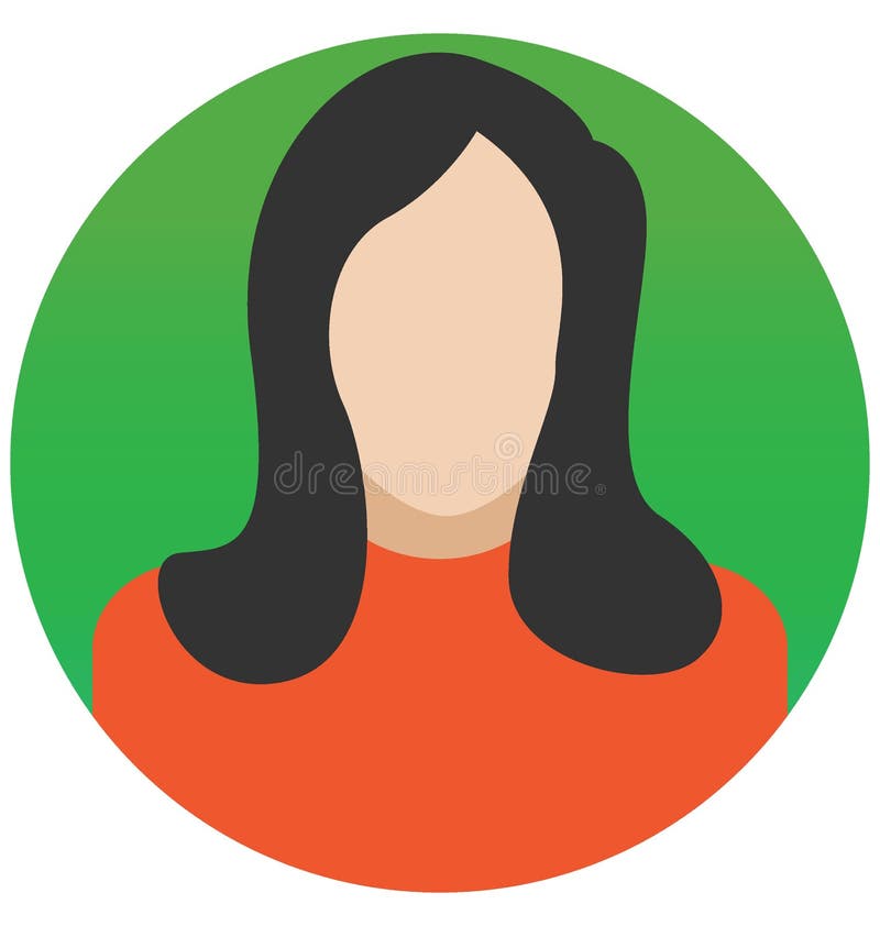Miss Vector Illustration Icon Which Can Easily Modify or Edit Stock ...