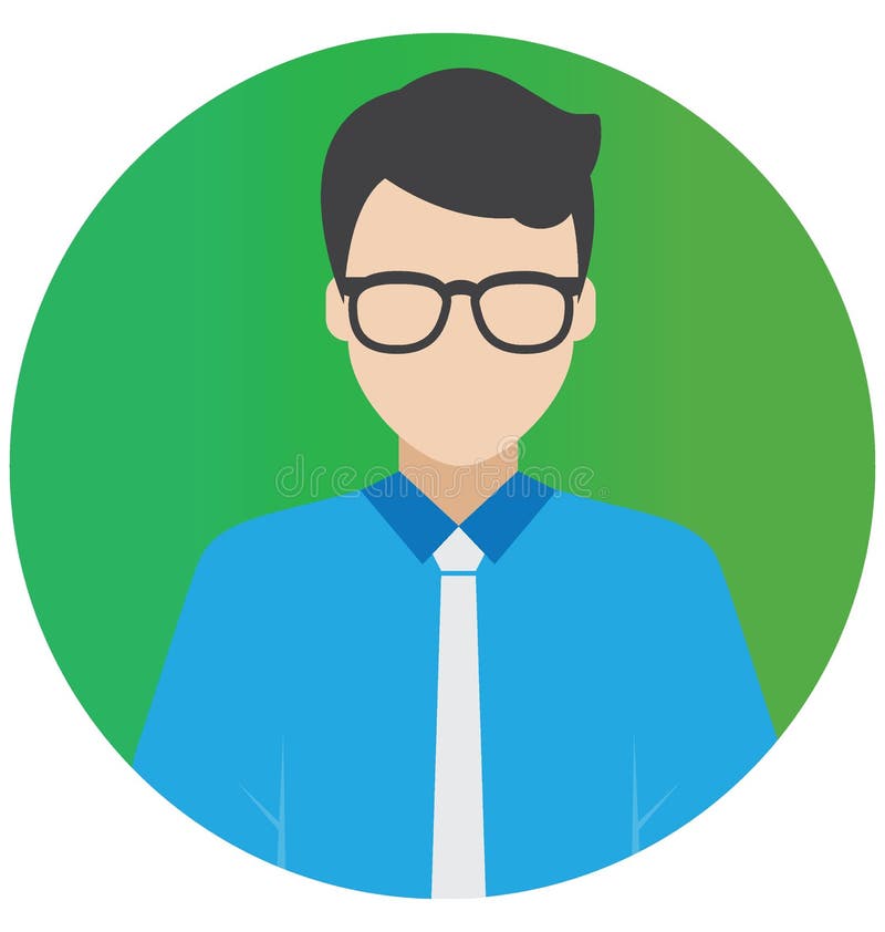 Secretary Vector Illustration Icon Which Can Easily Modify or Edit ...
