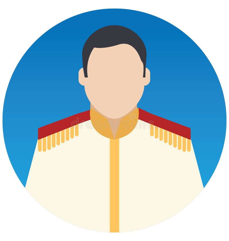Prince Vector Illustration Icon Which Can Easily Modify or Edit Stock ...