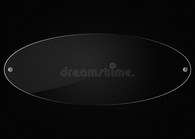 Transparent Glass Label Vector Design Illustration Stock Vector ...