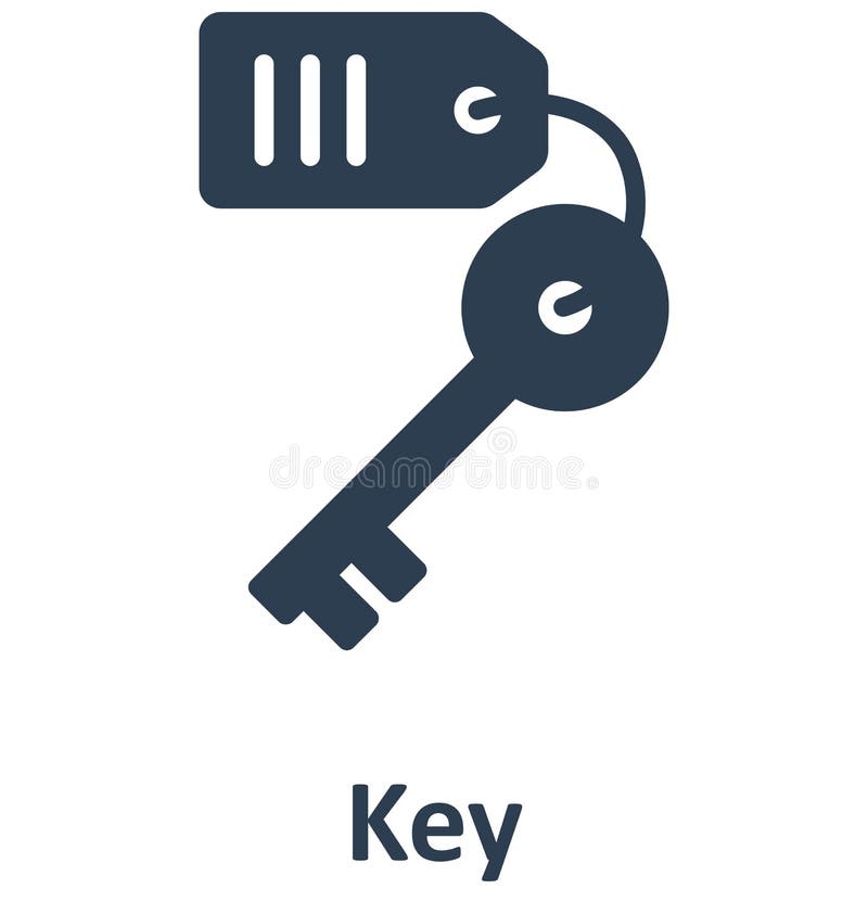 Key Isolated Vector Icon Which Can Easily Modify or Edit Stock Vector ...
