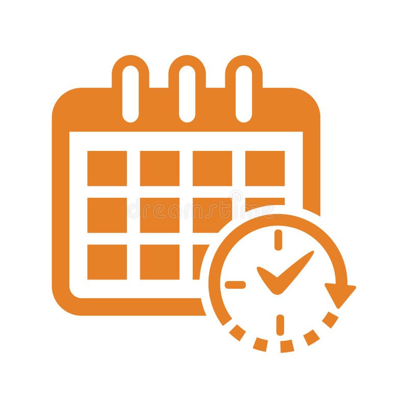 Schedule Icon/Timer Icon stock vector. Illustration of time - 141652771