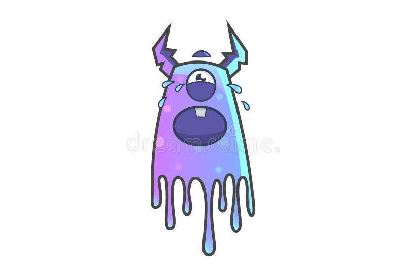 Purple Monster Crying Stock Illustrations – 87 Purple Monster Crying ...