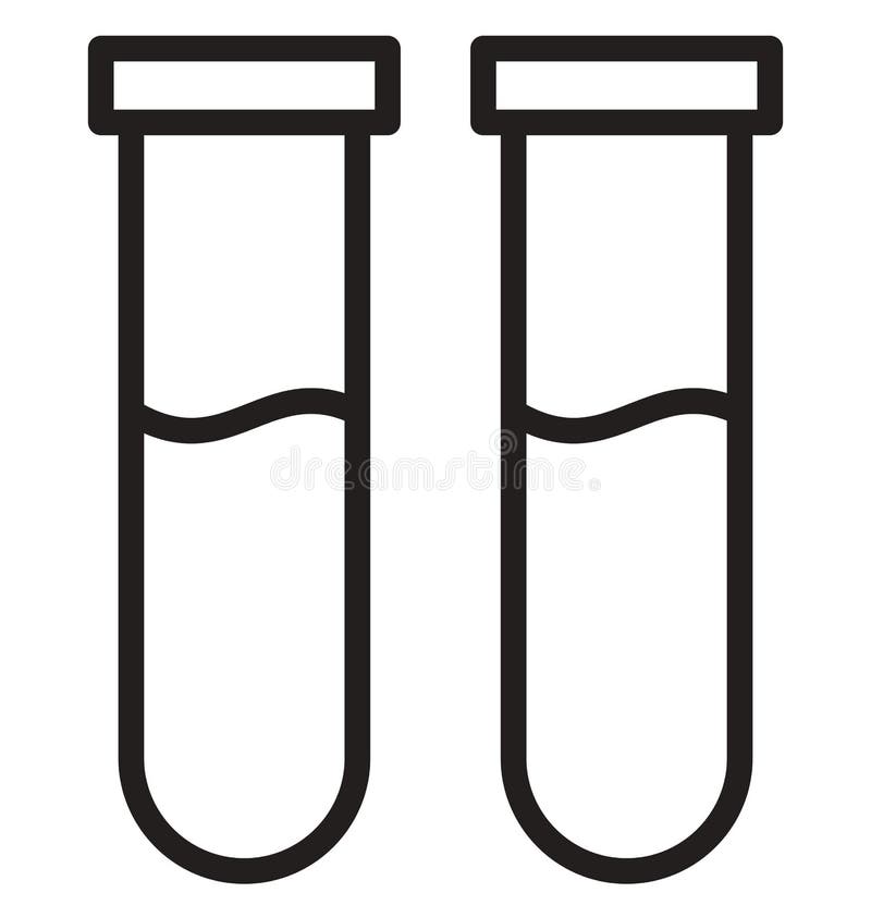 Culture Tube, Experiment Isolated Vector Icon Which Can Easily Modify ...
