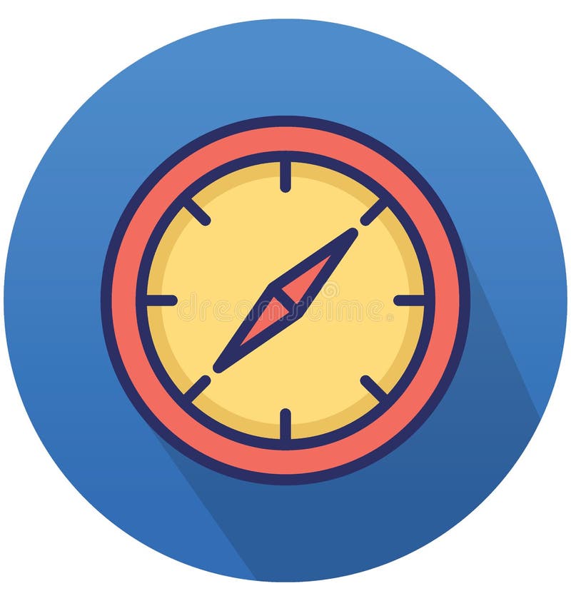 Analog Device Isolated Color Vector Icon that Can Be Easily Modified or ...