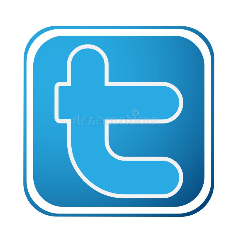 Twitter Logo Icon Vector Element on White Background Editorial ...