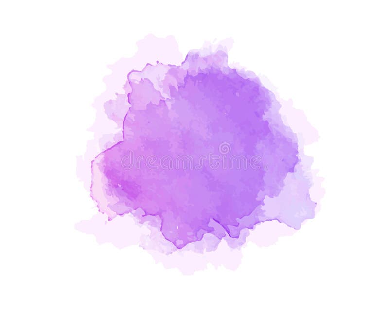Color, Purple - Abstract Watercolor Splash. Digital Art Painting. Stock ...