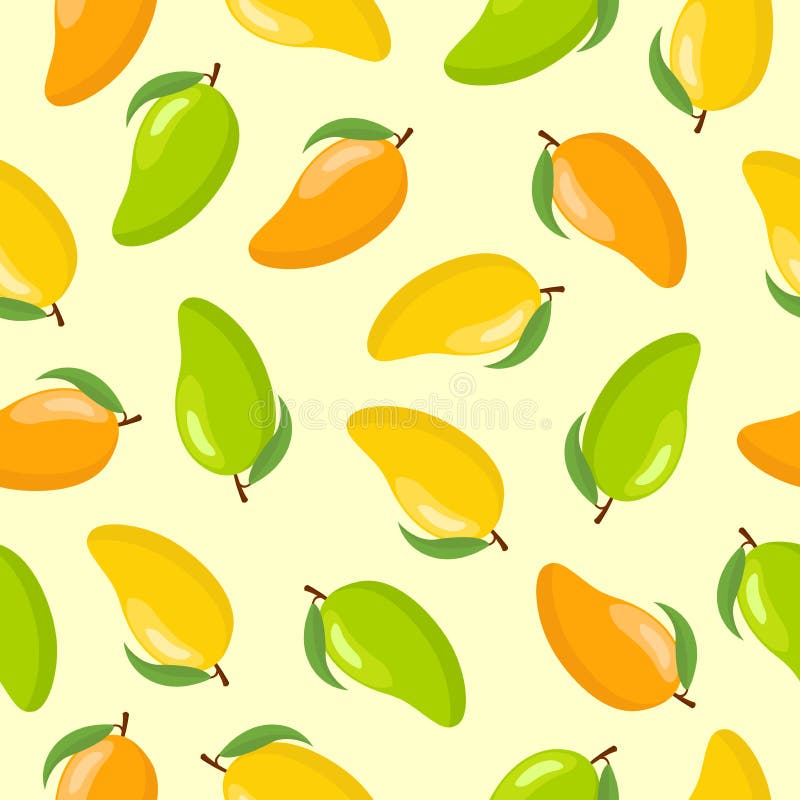 MANGO PATTERN DESIGN ALLOVER BACKGROUND for PRINT Stock Illustration ...