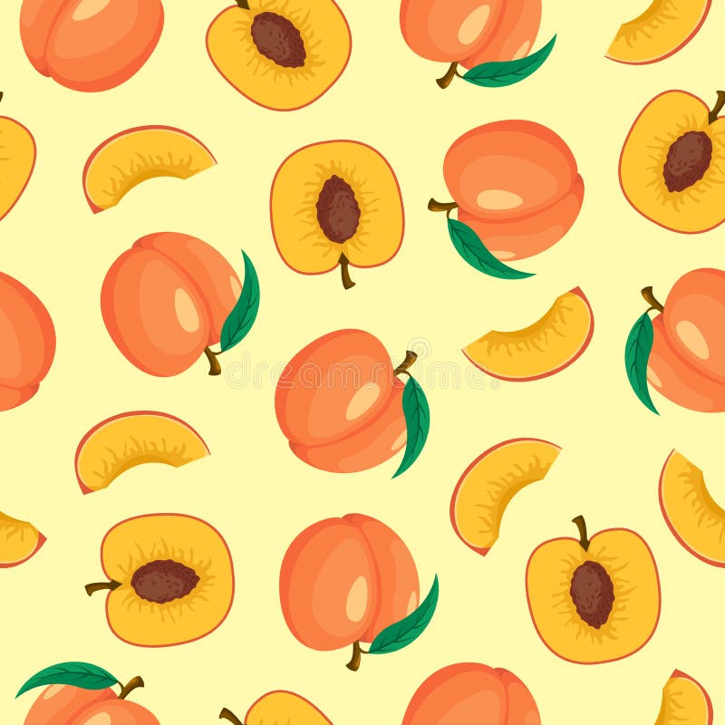 Random Wallpapers Orange Fruit Random Fruit Modern Seamless Pattern