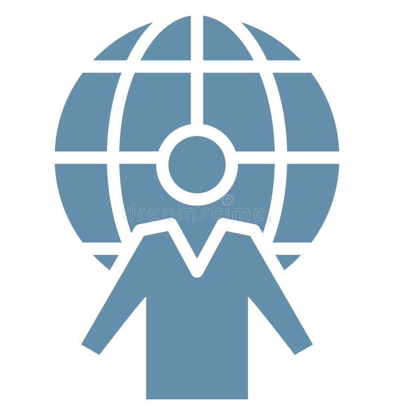 Agent Isolated Vector Icon Which Can Easily Modify or Edit Stock Vector ...