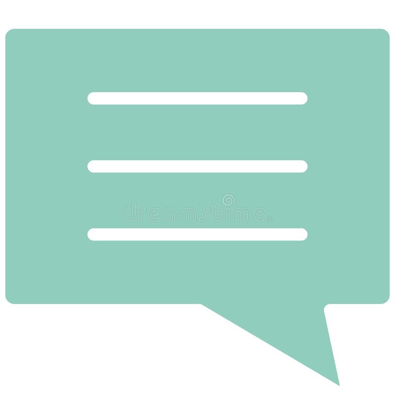 Comment Isolated Vector Icon Which Can Easily Modify or Edit Stock ...