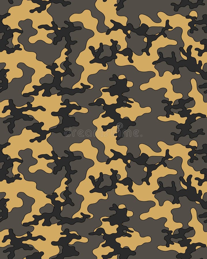 Camouflage Pattern.Seamless Stock Illustration - Illustration of ...