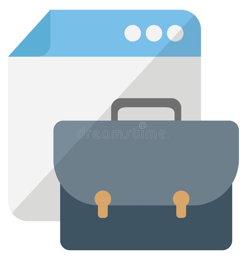 Developer Portfolio Isometric Isolated Vector Icon Which Can Be Easily ...
