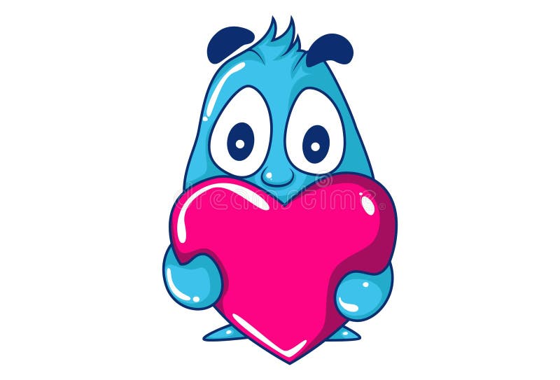 Monster Blue Heart Hands Stock Illustrations – 23 Monster Blue Heart ...
