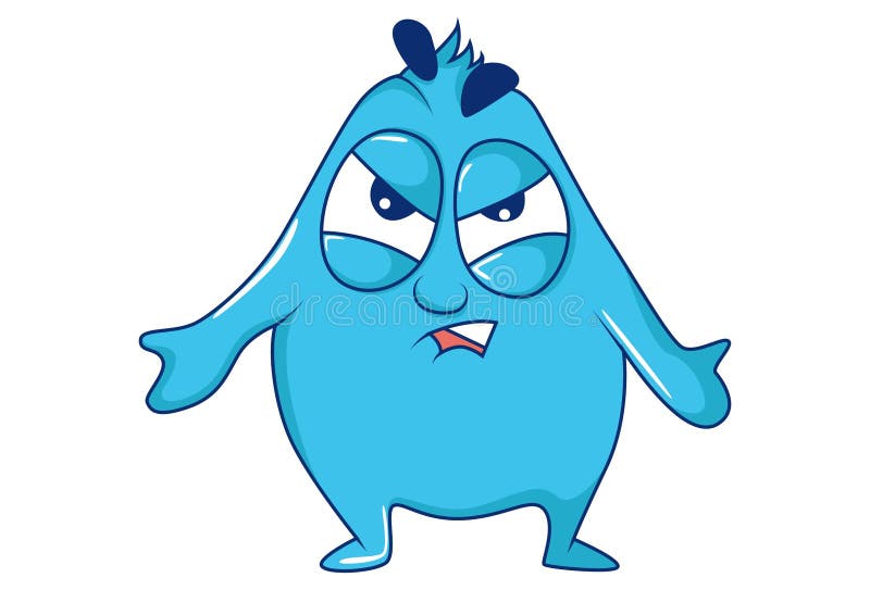 Unhappy Monster Illustration Stock Illustrations – 1,059 Unhappy ...