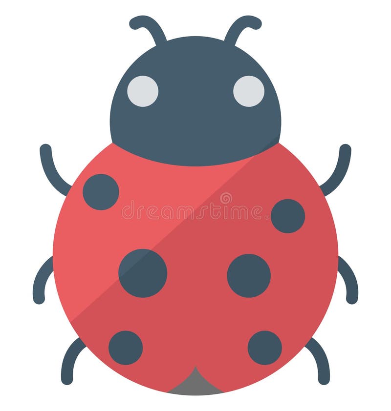 Bug Isometric Isolated Vector Icon Which Can Be Easily Modified or Edit ...