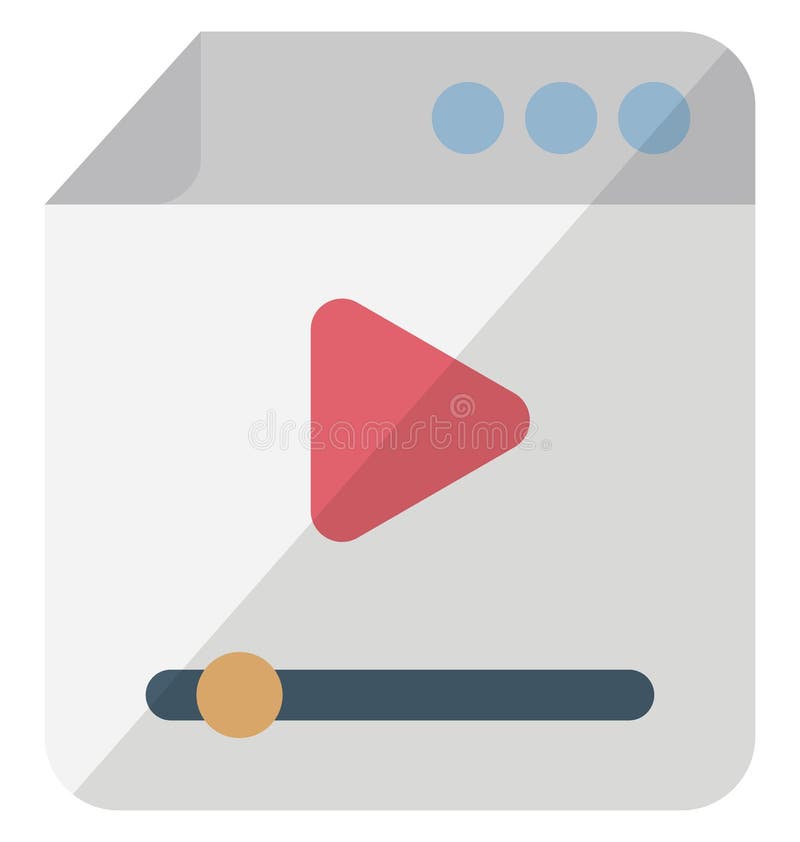 Video Blog Isometric Isolated Vector Icon Which Can Be Easily Modified ...