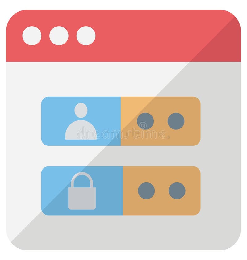 Online Account Isometric Isolated Vector Icon Which Can Be Easily ...