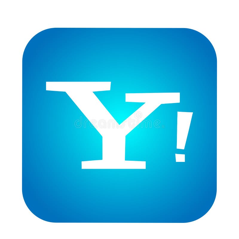 Yahoo Mail Social Media Logo Button Icon in Vector with Modern Gradient ...
