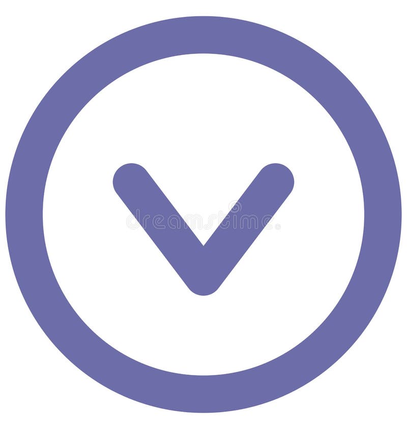 Chevron Isolated Vector Icon Which Can Easily Modified or Edit Stock ...