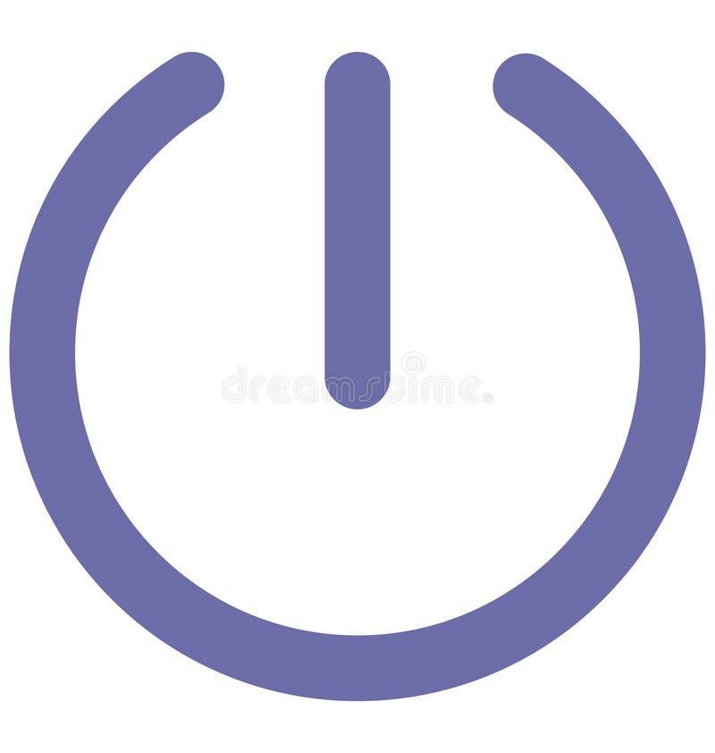 Standby Isolated Vector Icon Which Can Easily Modified or Edit Stock ...