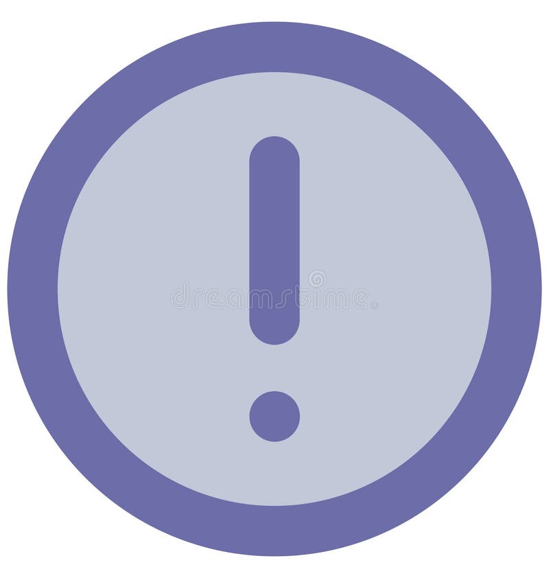 Alert Isolated Vector Icon Which Can Easily Modified or Edit Alert ...