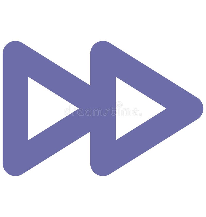 Forward Isolated Vector Icon Which Can Easily Modified or Edit Stock ...