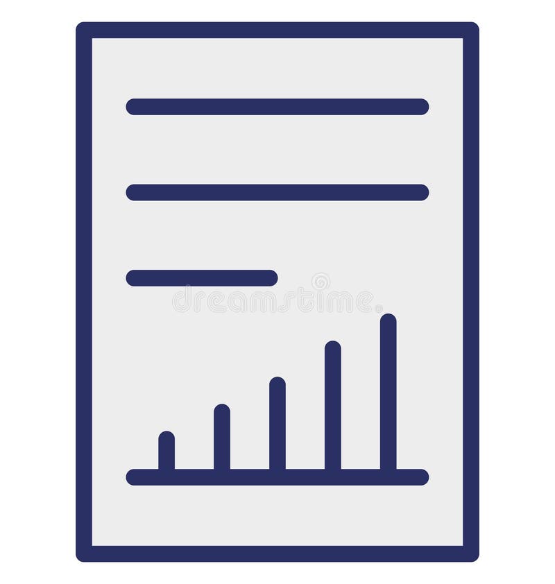 Vector writing report icon stock vector. Illustration of empty - 25515643