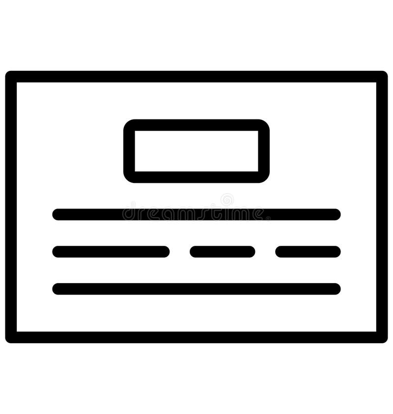 Basic Answer Isolated Vector Icon Which Can Easily Modify or Edit Stock ...