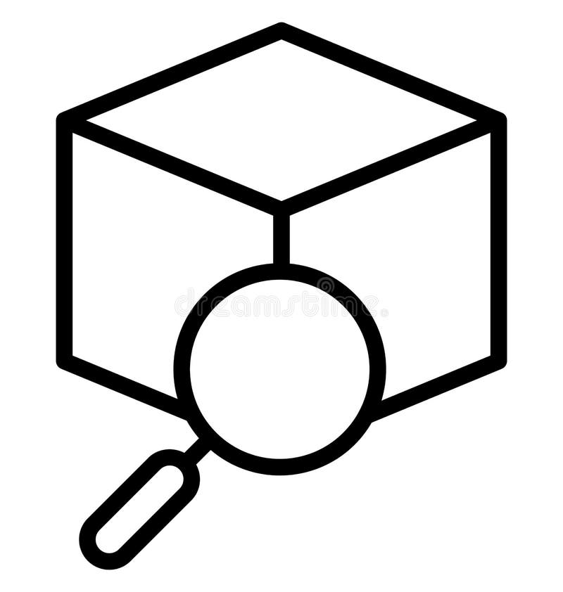 Find Box Isolated Vector Icon Which Can Easily Modify or Edit Stock ...