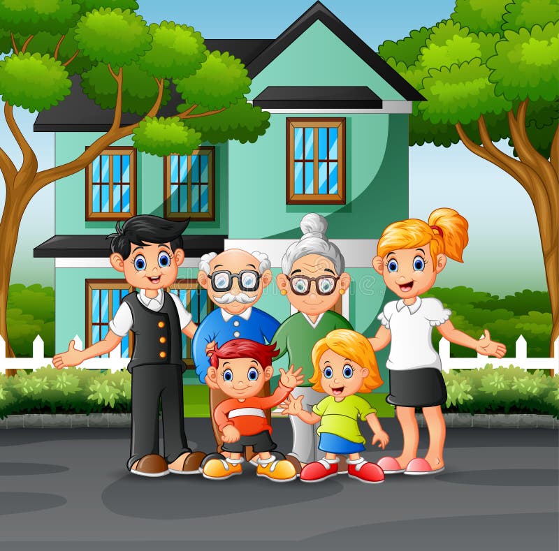 Cartoon House Front Yard Scene Stock Illustrations – 194 Cartoon House ...