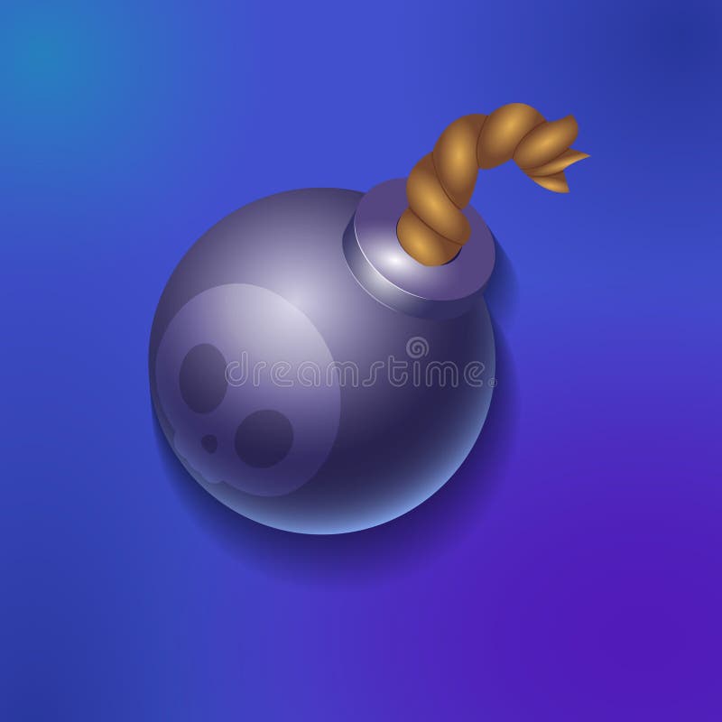 Bomb Game Elements Assets Detail Stock Illustration - Illustration of ...