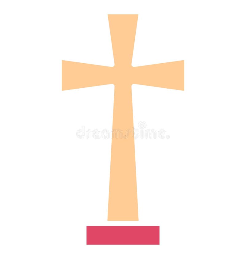 Christianity Isolated Vector Icon Which Can Easily Modify or Edit Stock ...