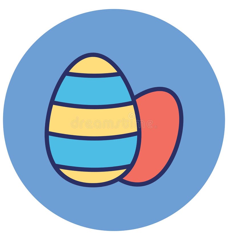 Break Egg, Decorative Egg Isolated Vector Icon Which Can Easily Modify ...