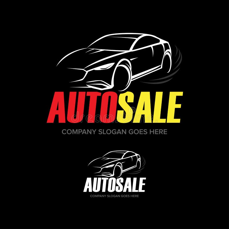 `Autosale` Car Logotype - Car Service and Repair, Vector. Stock Vector ...