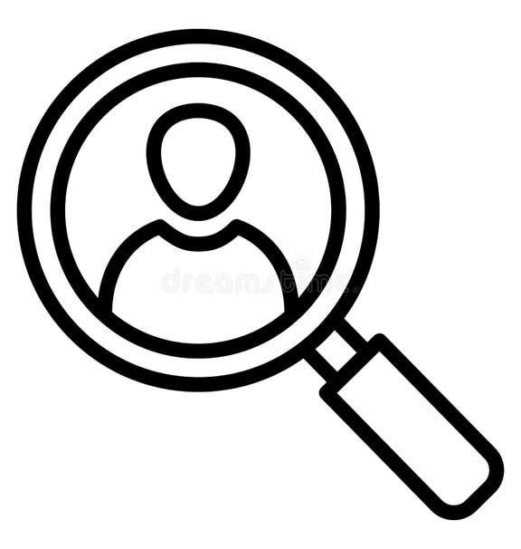 Basic RGB Profile Finder Isolated Vector Icon Which Can Easily Modify ...