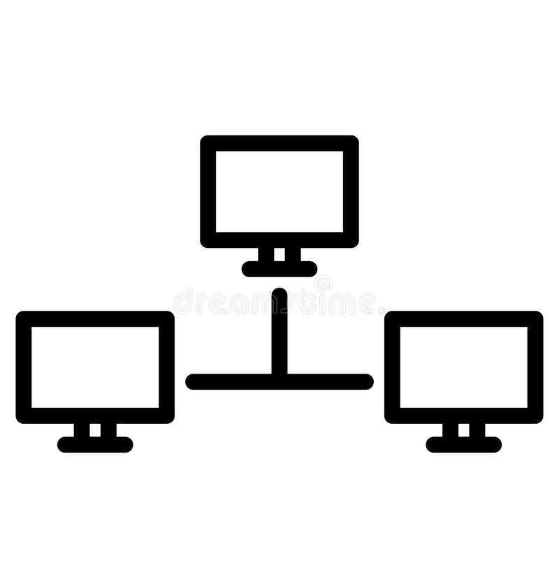 Broadband Networking Isolated Vector Icon Which Can Easily Modify or ...