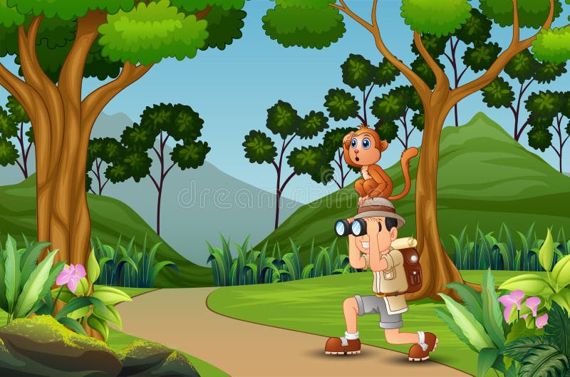 Explorer Jungle Stock Illustrations – 1,269 Explorer Jungle Stock ...