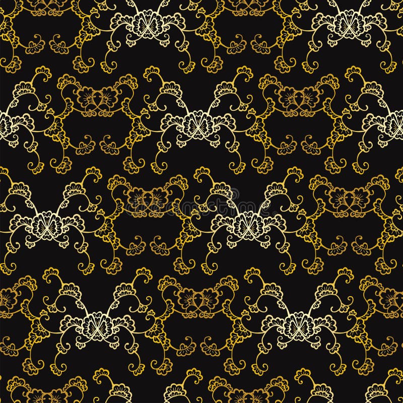 Abstract Floral Lace Pattern, Vector Illustration. Stock Vector ...