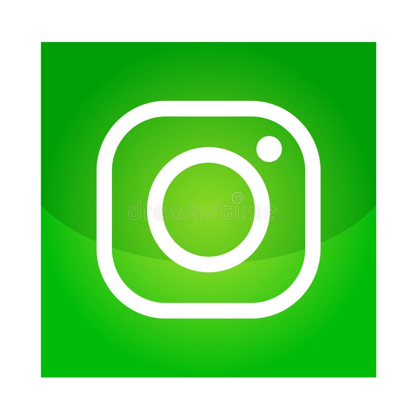 Instagram Icon Green Stock Illustrations – 1,327 Instagram Icon Green ...