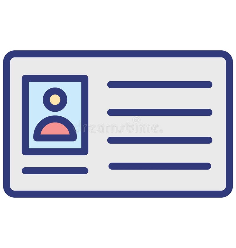 Business License Isolated Vector Icon Which Can Easily Modify or Edit ...