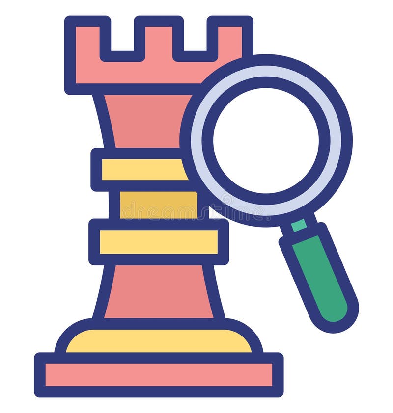 Differentiation Strategy Isolated Vector Icon Which Can Easily Modify ...