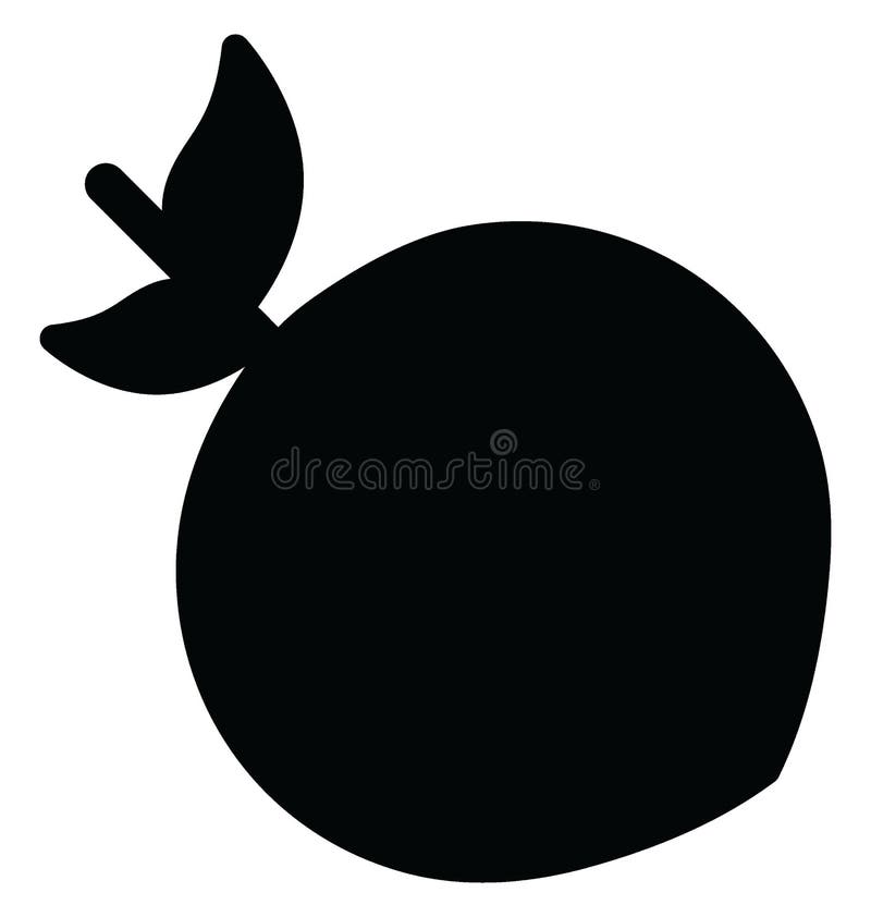 Basic RGB Apricot Isolated Vector Icon Which Can Easily Modify or Edit ...