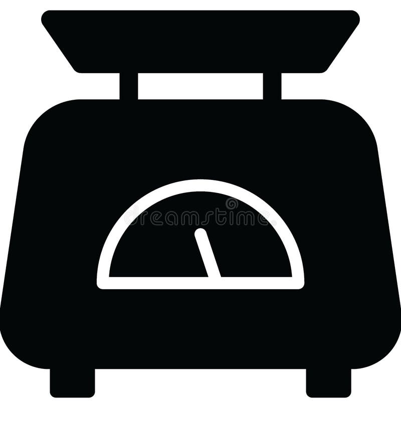 Electronic Scale Isolated Vector Icon Which Can Easily Modify or Edit ...