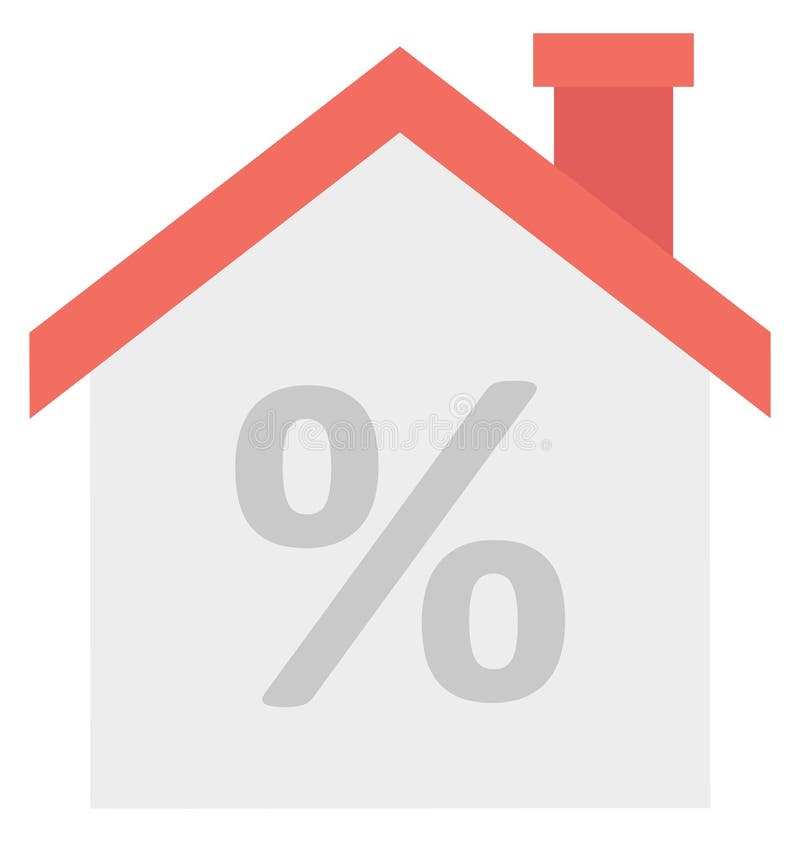 Property Tax Color Isolated Vector Icon Which Can Easily Modify or Edit ...